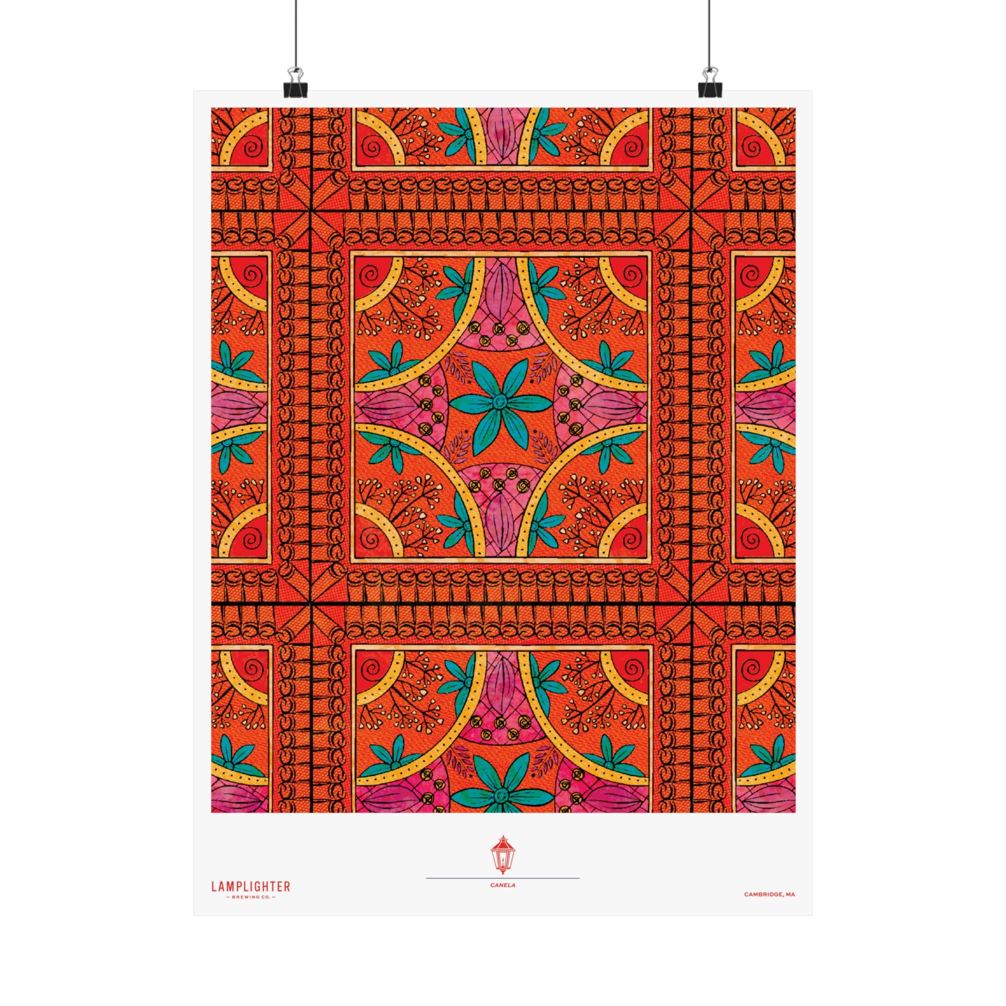Canela Can Art Poster – Lamplighter Brewing Co.