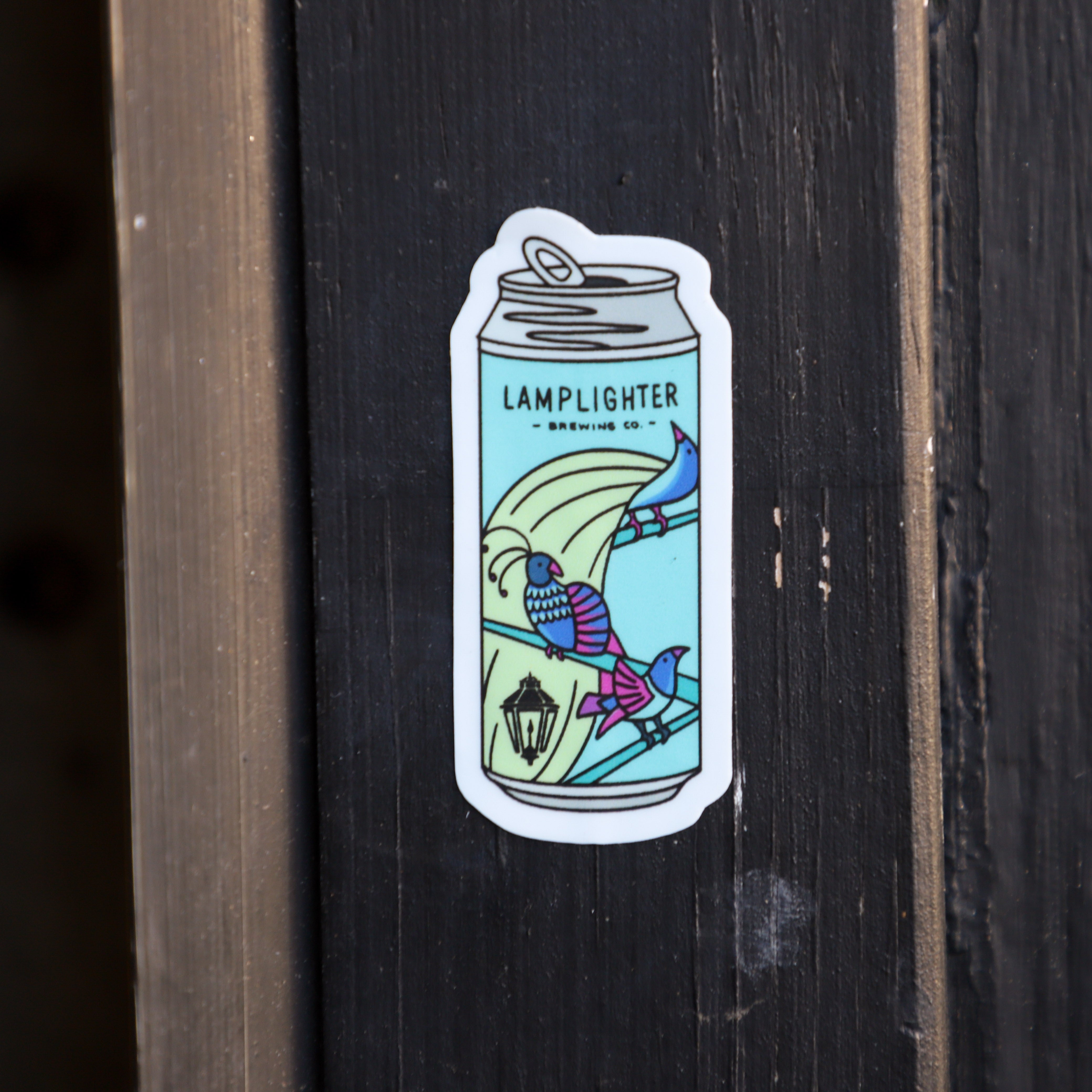Mini Beer Can Sticker – Lamplighter Brewing Co.